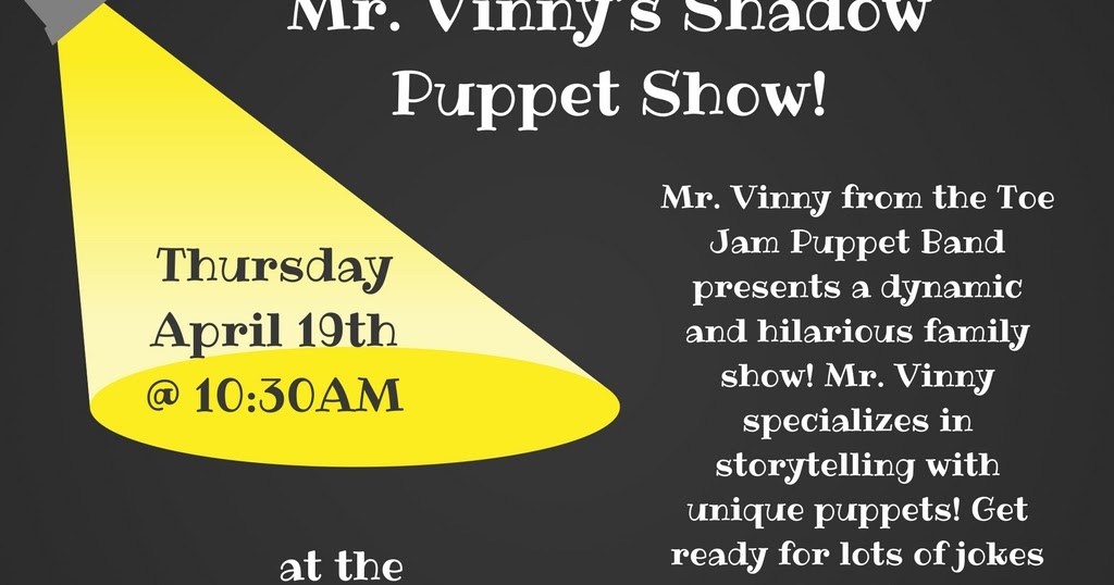 Franklin Matters: Franklin Public Library: Mr Vinny's Puppet Show ...