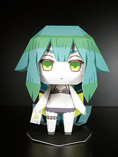 Gatchaman Crowds : Utsu-tsu Miya Paper Toy | Paperized Crafts