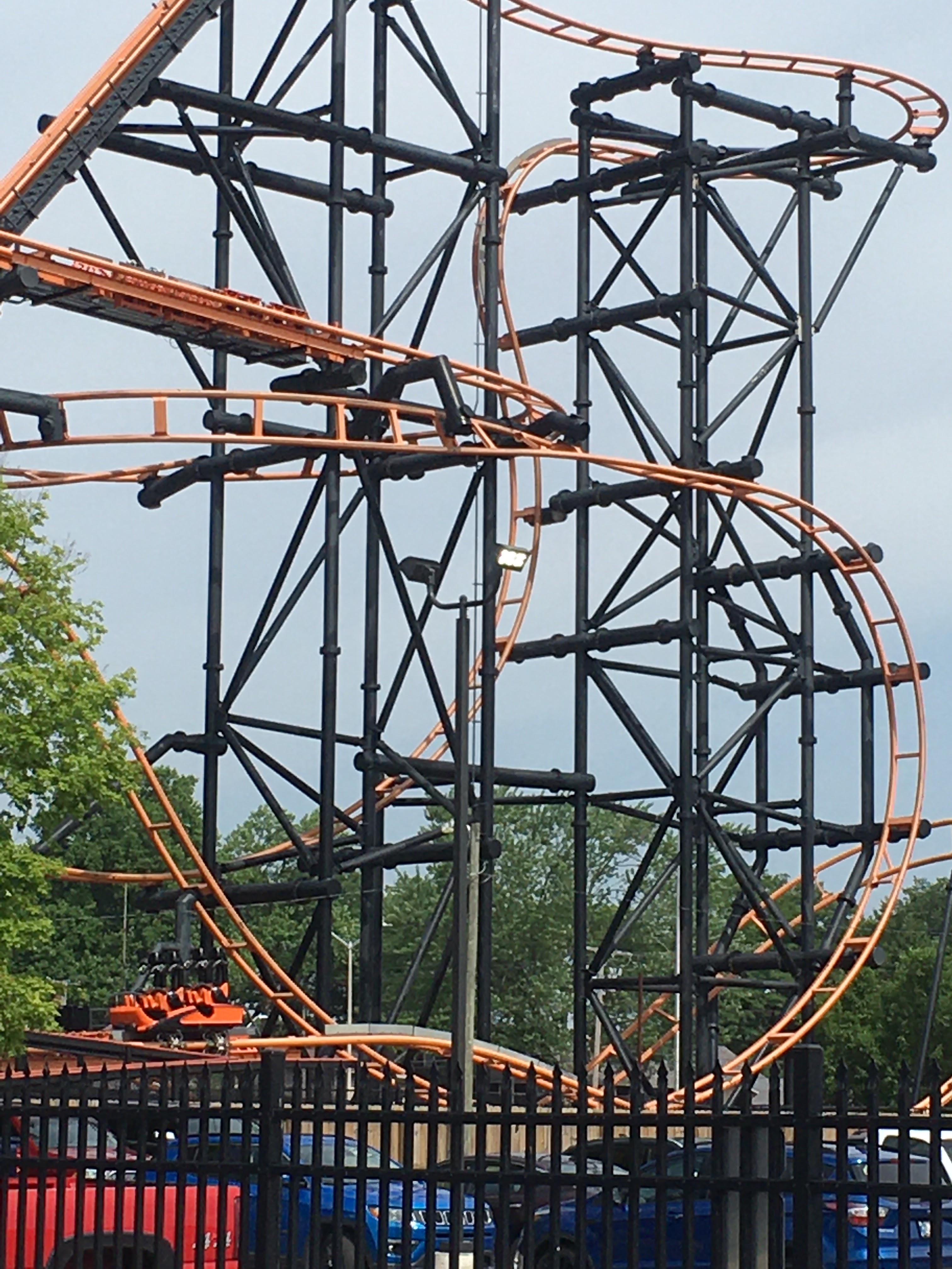 PMV Rides: Ride Review 2: Steel Hawg at Indiana Beach