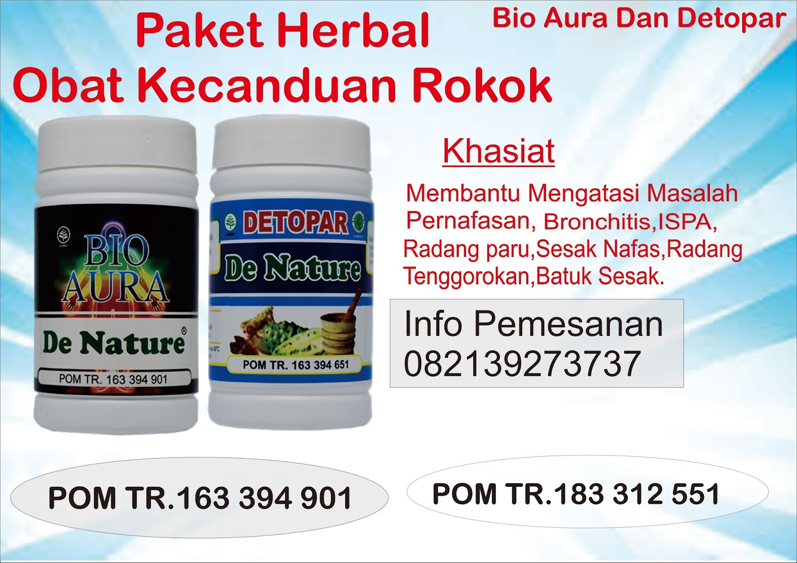 Obat Herbal Mengobati Ketergantungan Rokok Asli De Nature