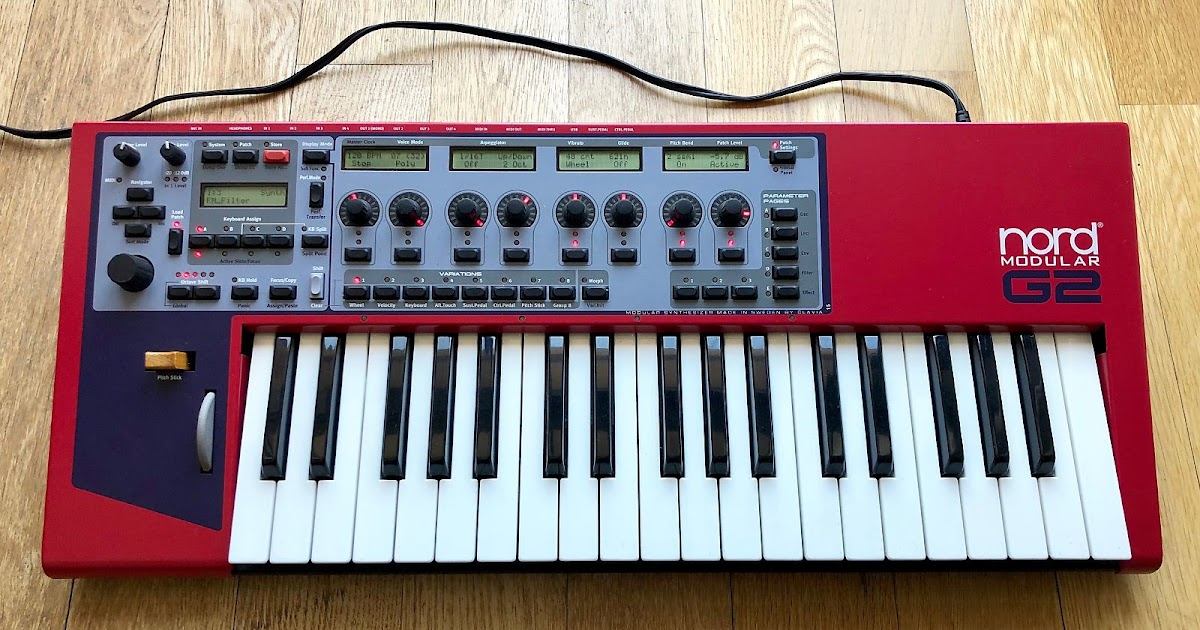 MATRIXSYNTH: Nord Modular G2 Keyboard Modular Synthesizer