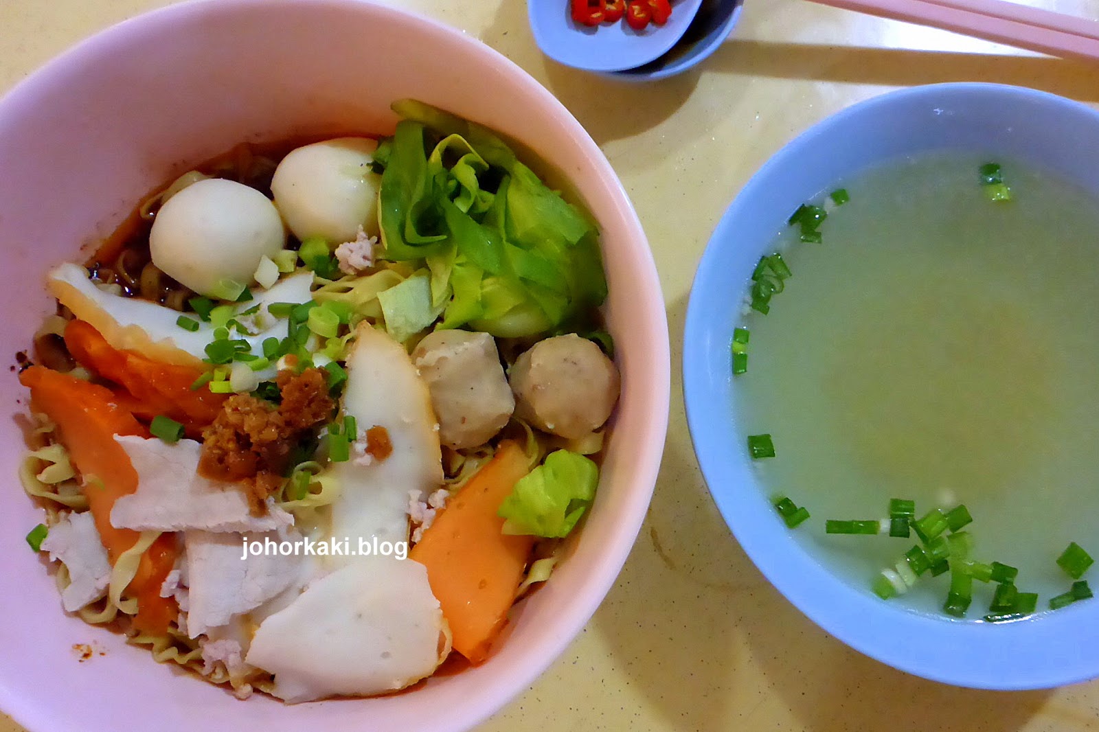 Teochew Fish Ball Noodle Crawford Lane Blk 462. No Michelin Star Wiseng ...