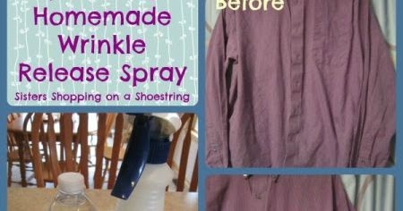 Homemade Wrinkle Release Spray | Homemade to Healthy