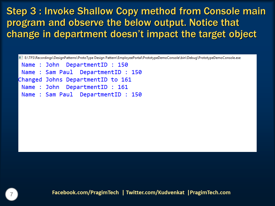 Sql Server Net And C Video Tutorial Prototype Design Pattern Implementation Slides