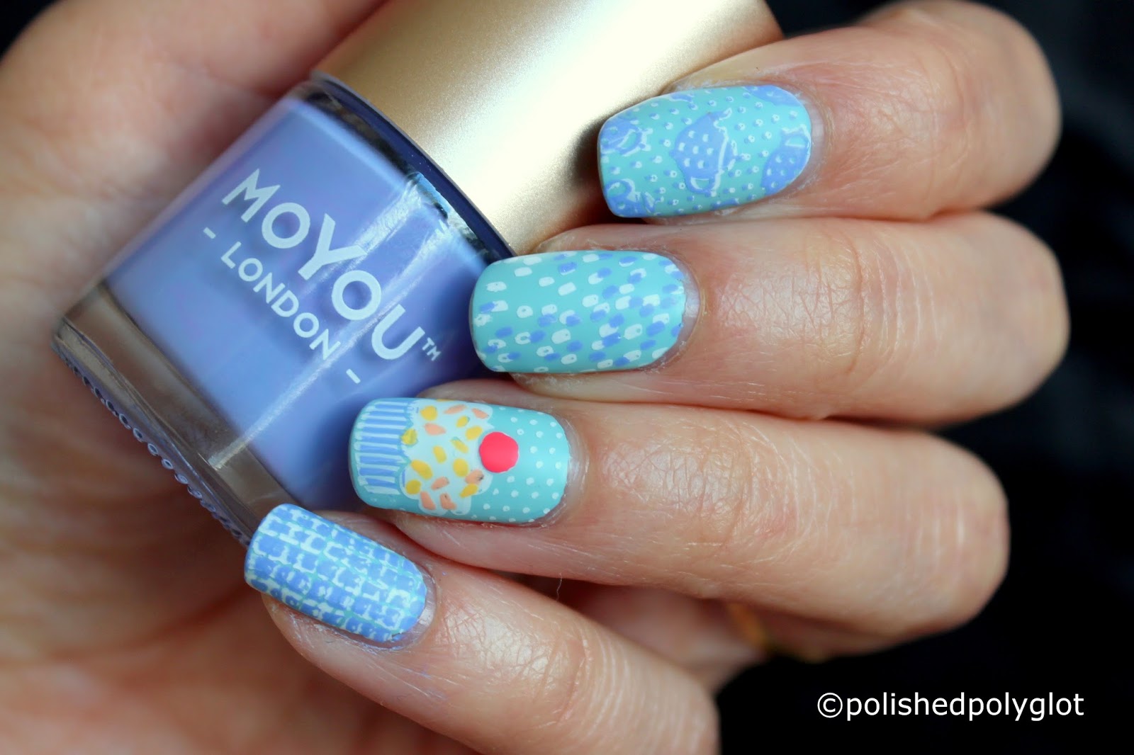 Nail Art │ Tea Time Manicure [Nail Crazies unite] / Polished Polyglot