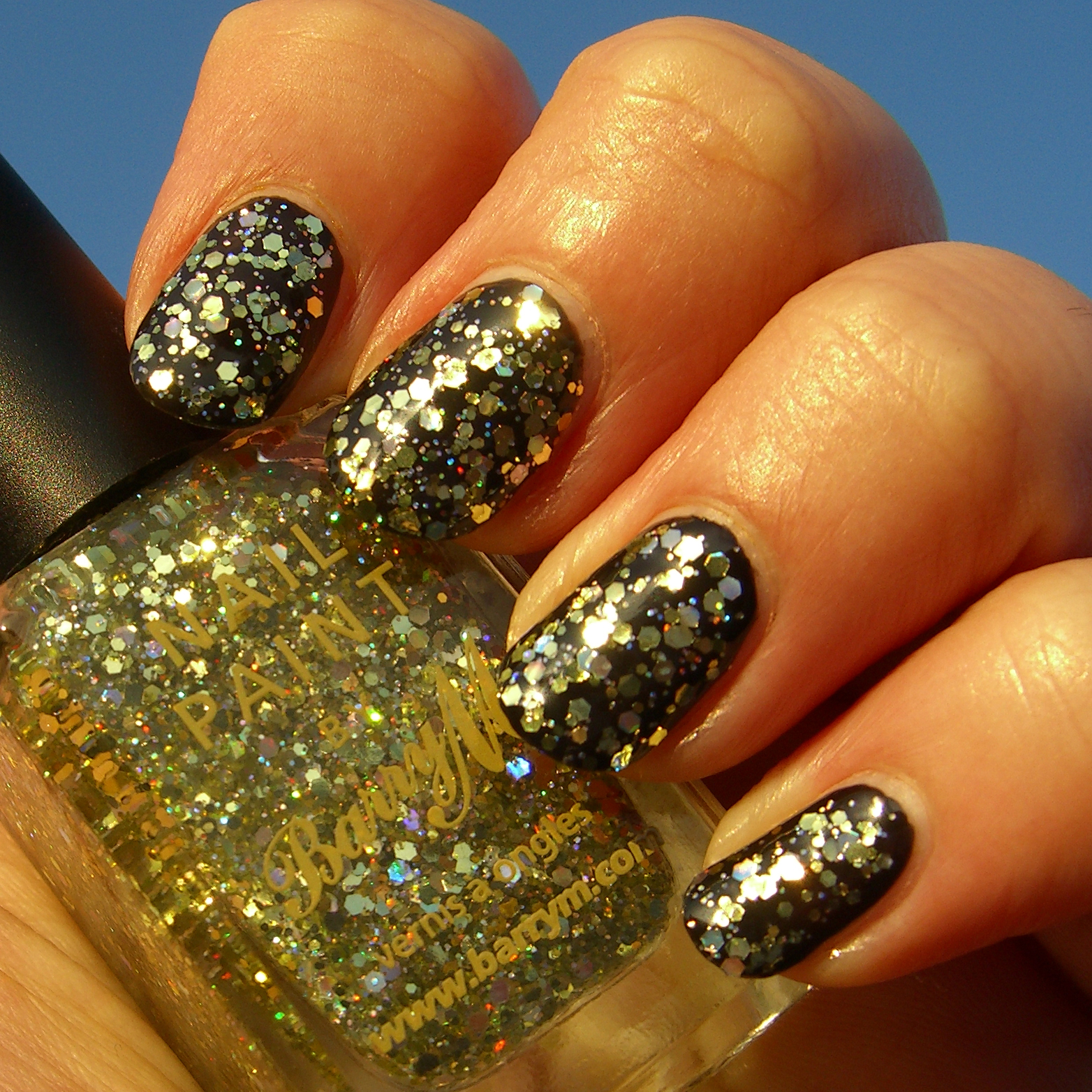 Polish, Plants & More....: Barry M - Yellow Topaz Glitter