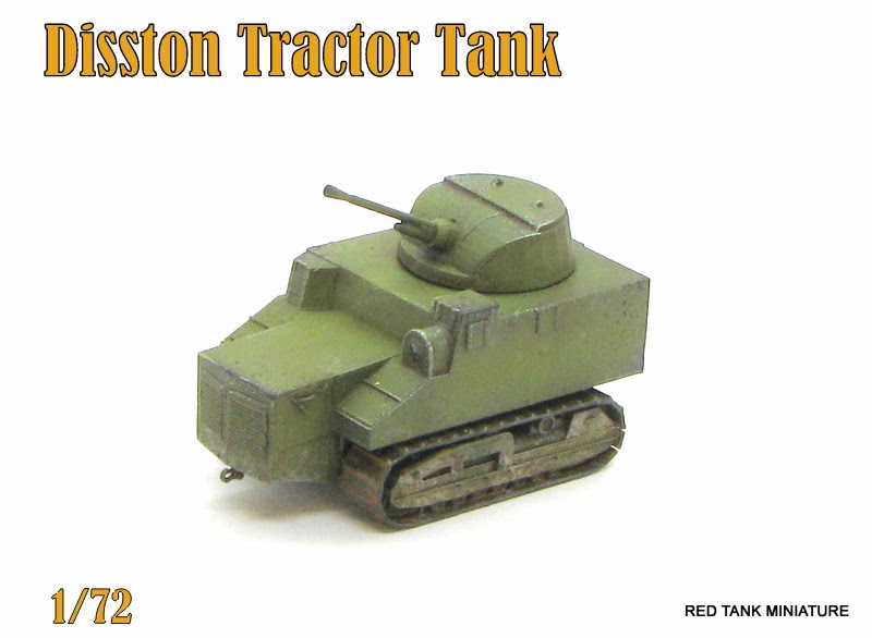 Gulumik Military Models: Disston Tractor Tank 1/72