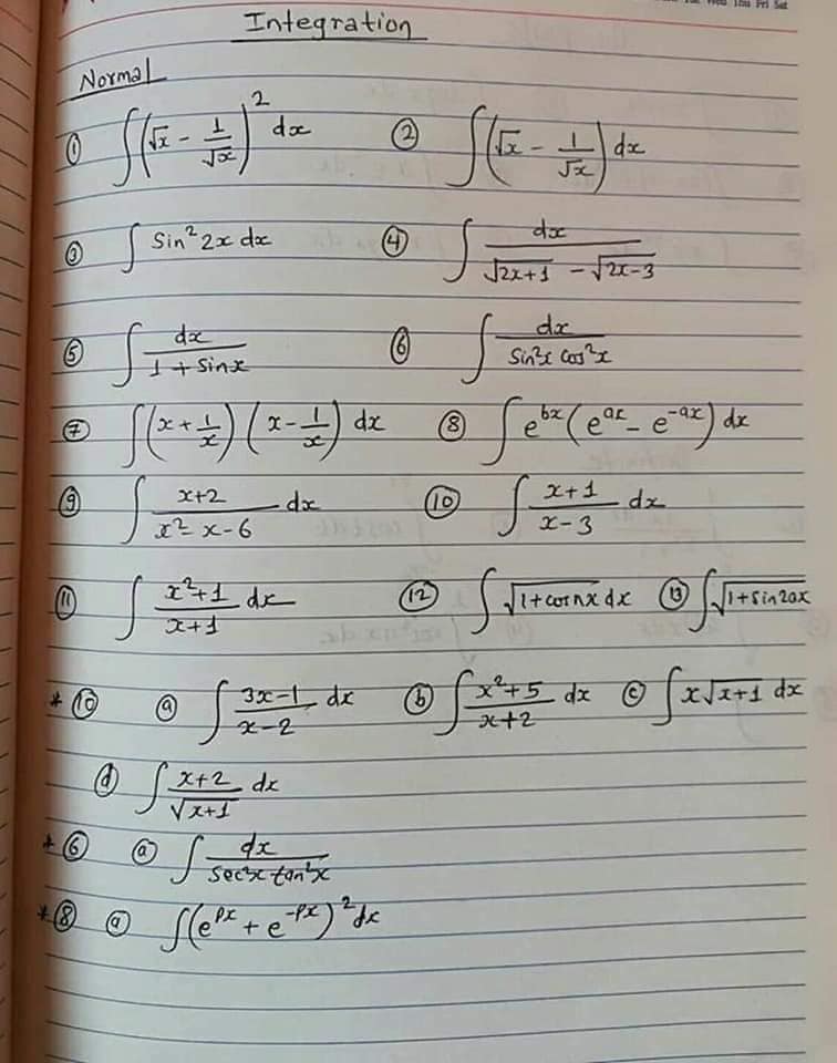 Class 11(Math Important Questions) - Questions and solutions