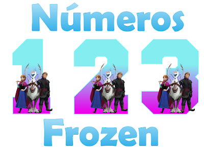 Kits imprimibles gratis : Números Frozen