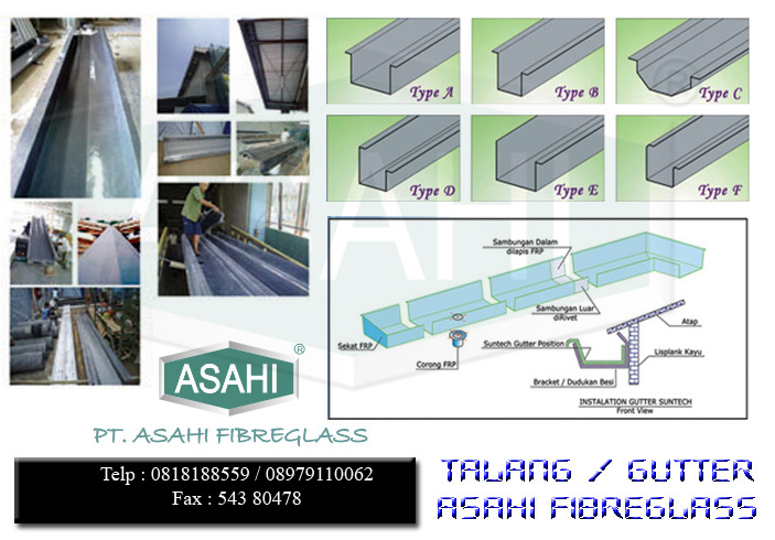 Atap Penerangan Fiberglas | Rooflight Fibreglass = PT ASAHI FIBREGLASS ...