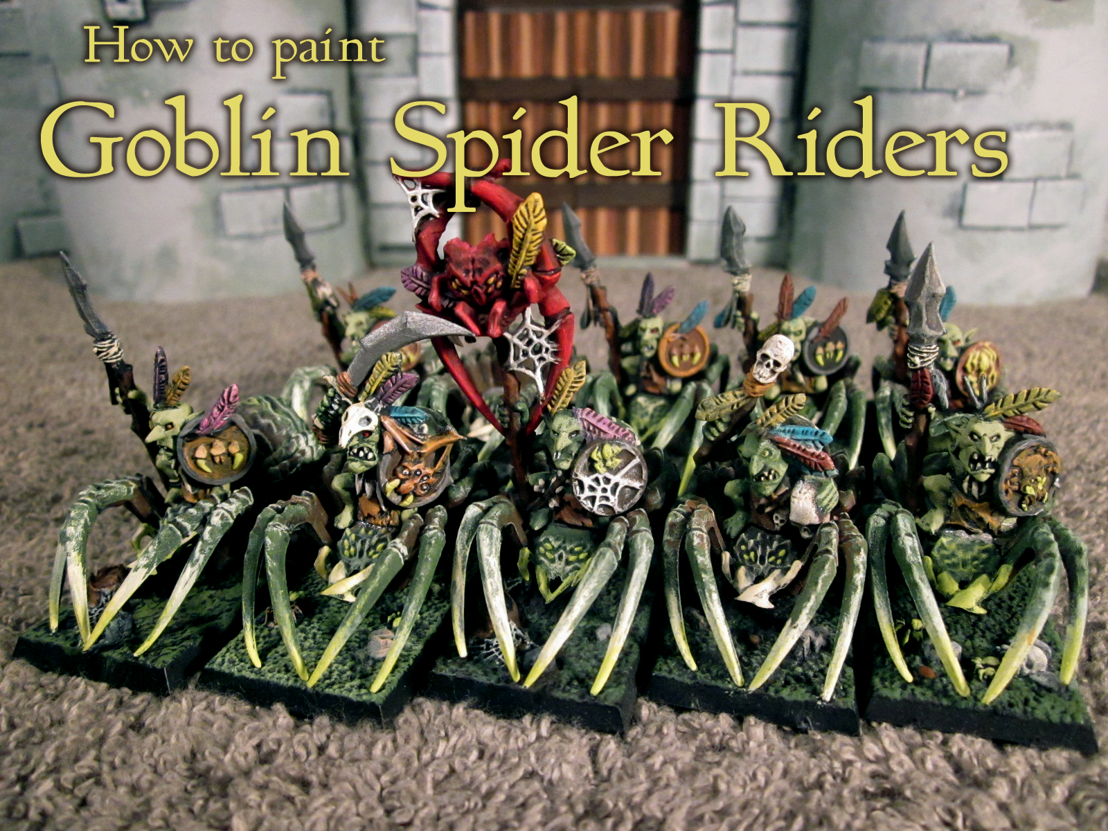 Battleground Hobbies: Warhammer Goblin Spider Riders How to for your ...