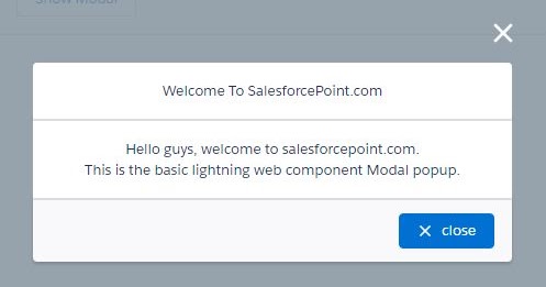 LWC Modal: How To Create/Show Modal Popup in LWC | Salesforce Lightning ...