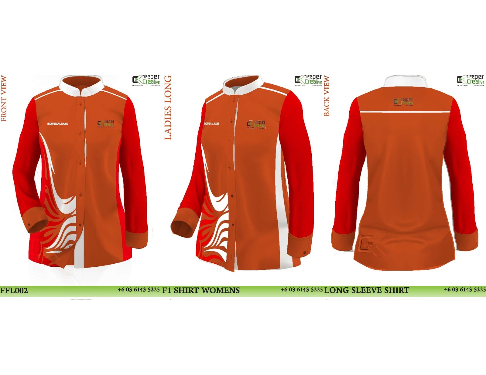 Exclusive Custom Made Corporate Shirt / Uniform Design @ creeper ...