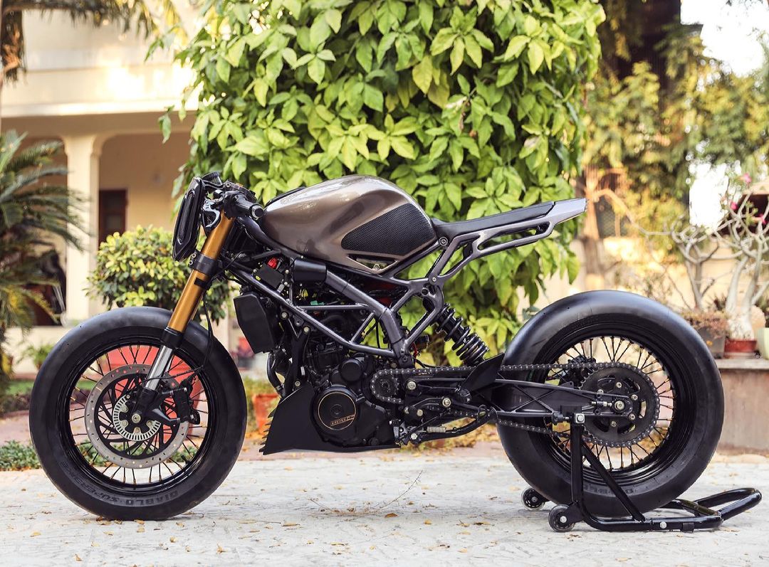 Kush KTM 390 by Rajputana Customs - RocketGarage - Cafe Racer Magazine