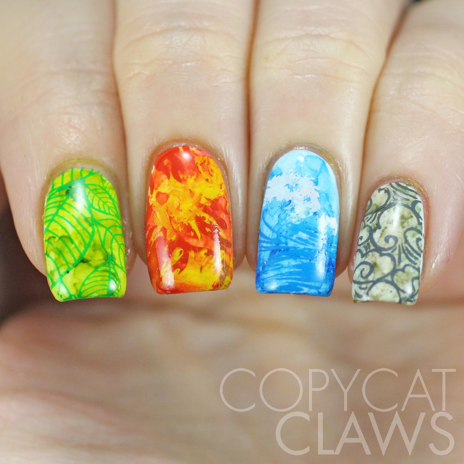 Copycat Claws: The Digit-al Dozen does Nature: Day 5 The Elements