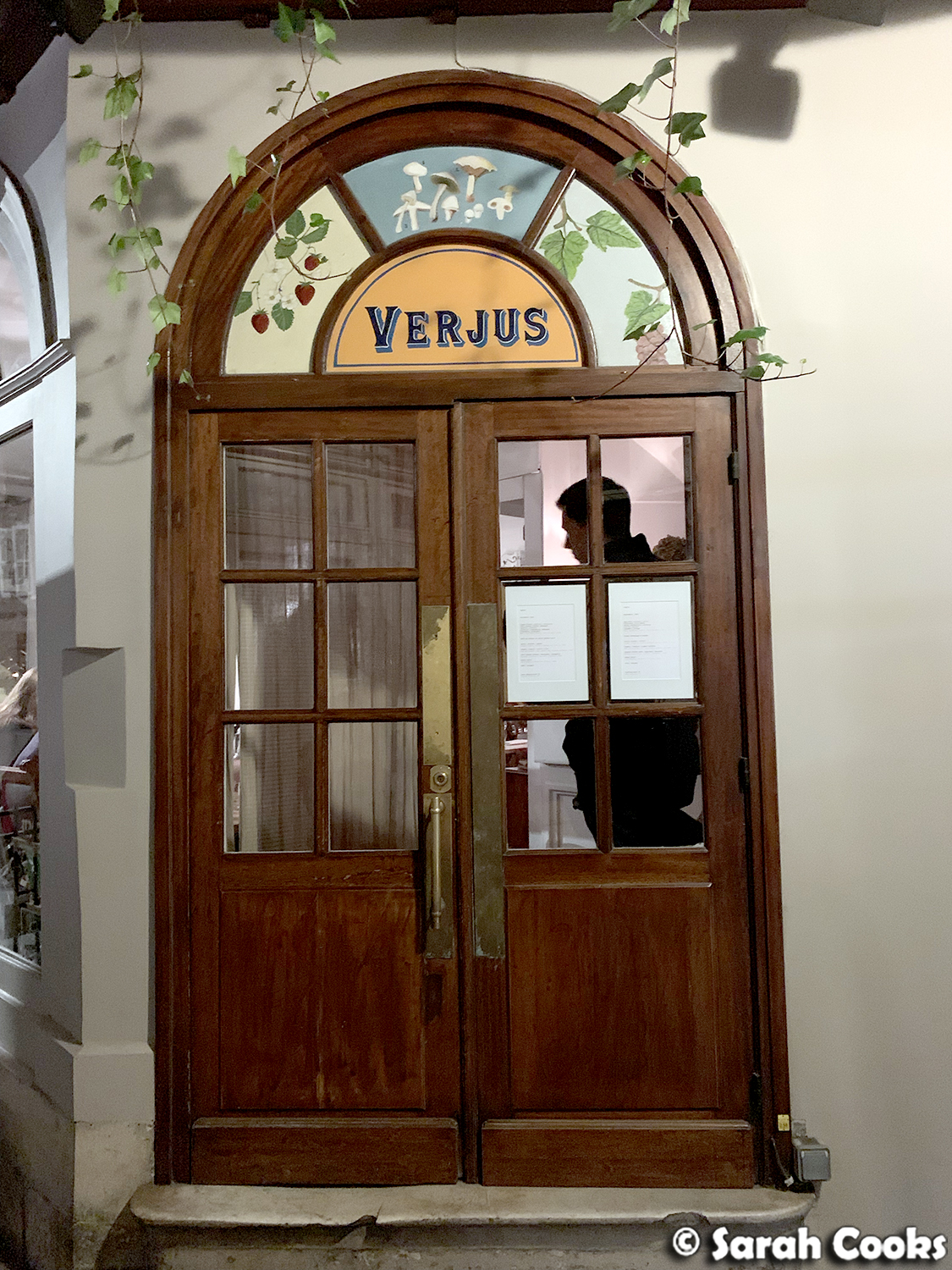 Sarah Cooks: Verjus, Paris