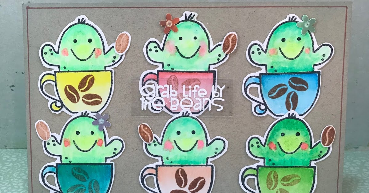 Maria Giselle's Creative Cuts: Cactus In A Tea Cup Color Inspired Card