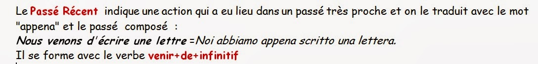LA PROF DE FLE: Passé récent et présent progressif