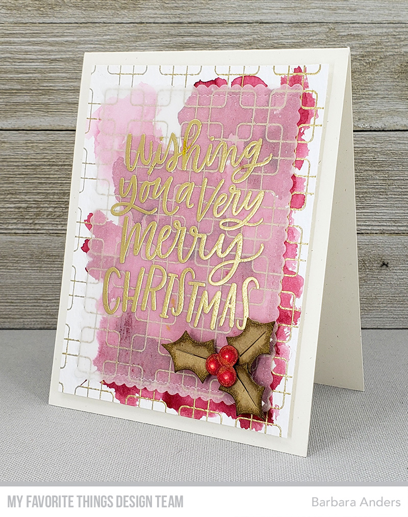 Paper Pursuits: Wishing You a Very Merry Christmas - Color Throwdown Challenge #616