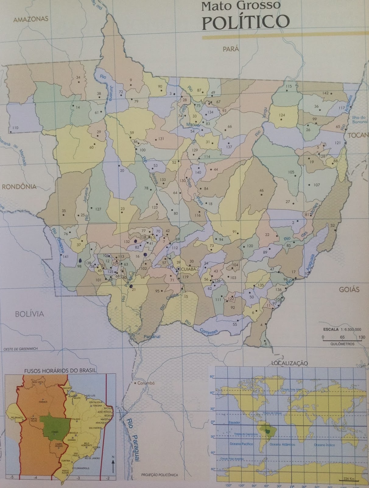 Mato Grosso em Mapas