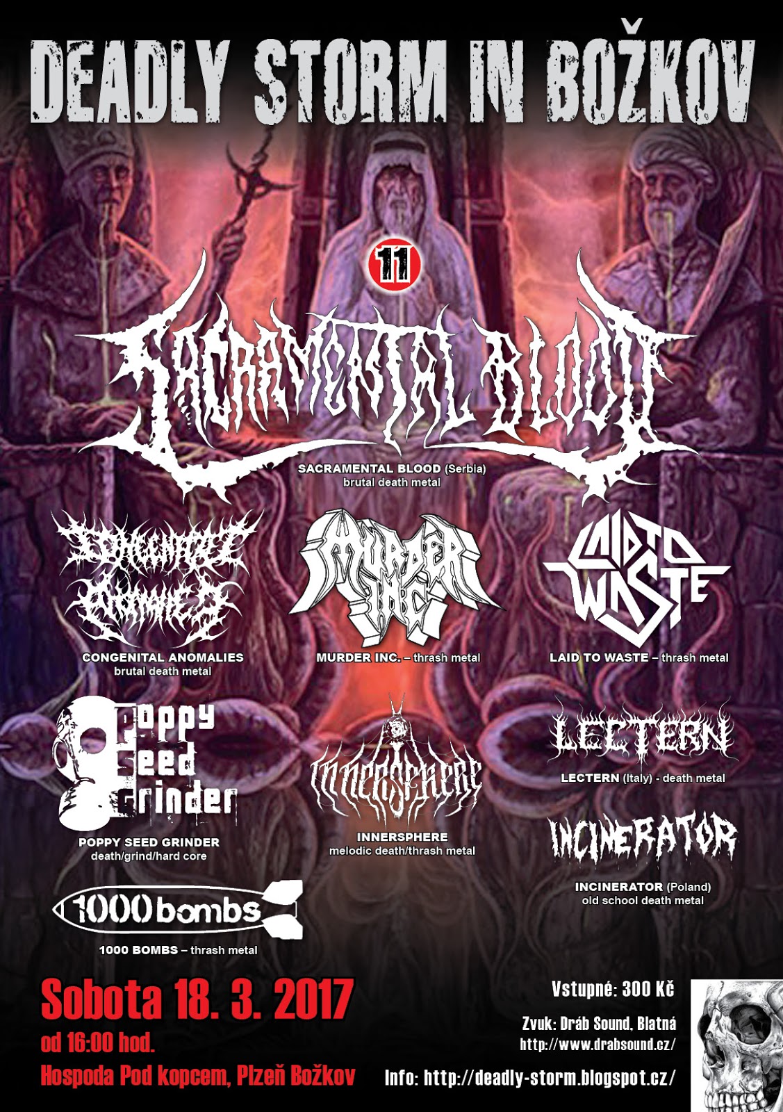 Line-up! - FESTIVAL DEADLY STORM IN BOŽKOV 11! ~ DEADLY STORM zine