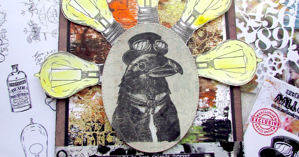 Creative Juice: Steampunk Card for Topflight Stamps