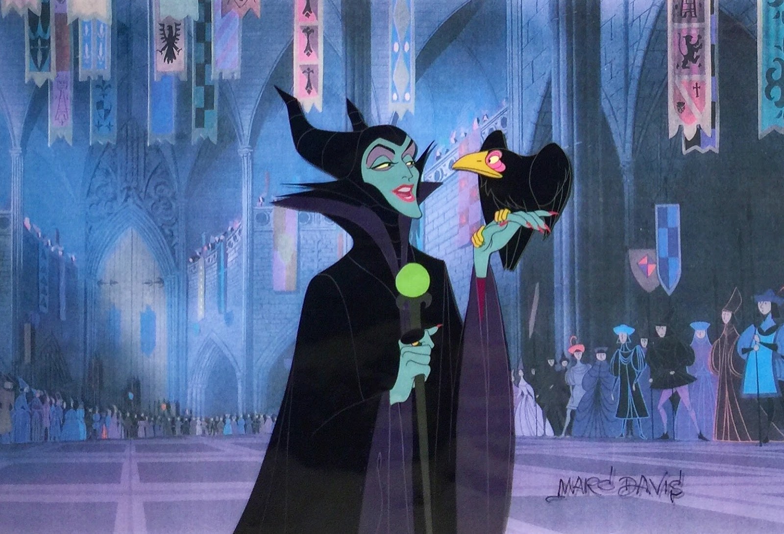 Animation Collection Original Production Animation Cel Of Maleficent