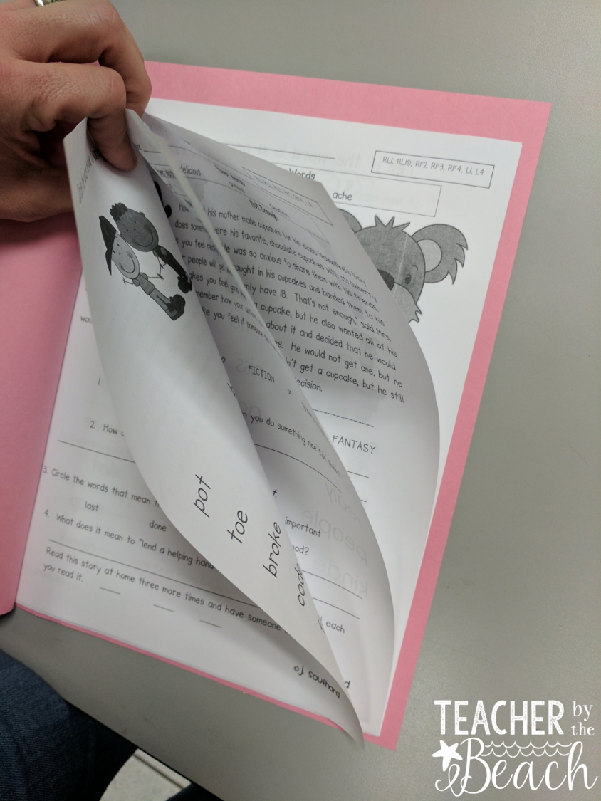 Monthly Homework Folders - Teacher by the Beach