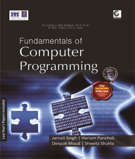 Btech Second Semester Engineering Books Fundamental Of Computer Programming Book
