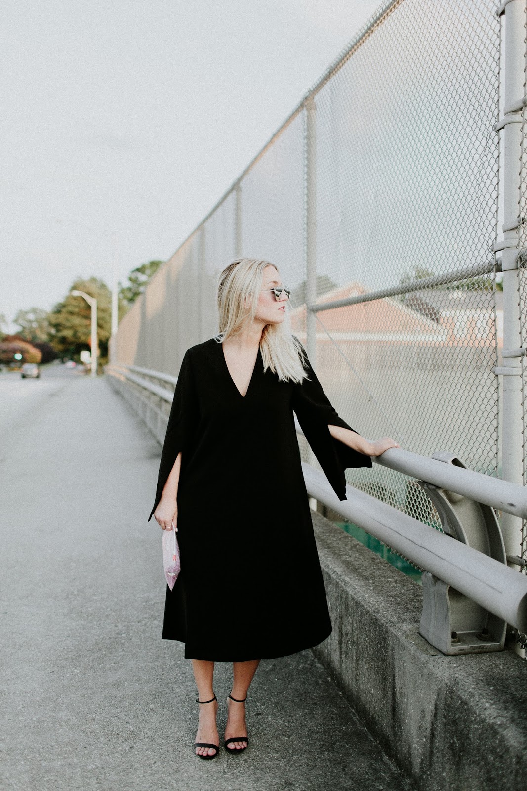 Little Black Midi Dress - cathclaire