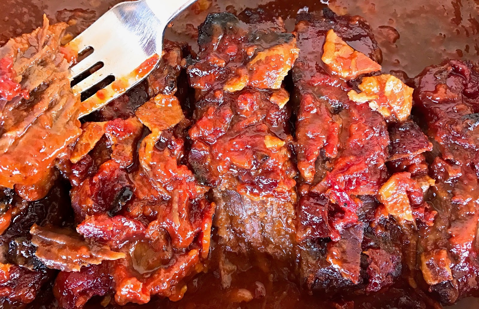Beef Short Ribs with Maple-Bacon Barbecue Sauce