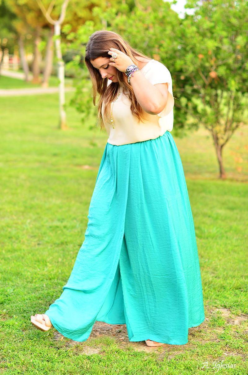 Nshantel by Tamara: Look At Me: falda turquesa