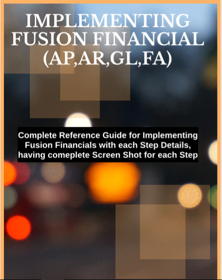Oracle Application's Blog: Oracle Fusion Financial's Book (AP,AR,GL,FA)