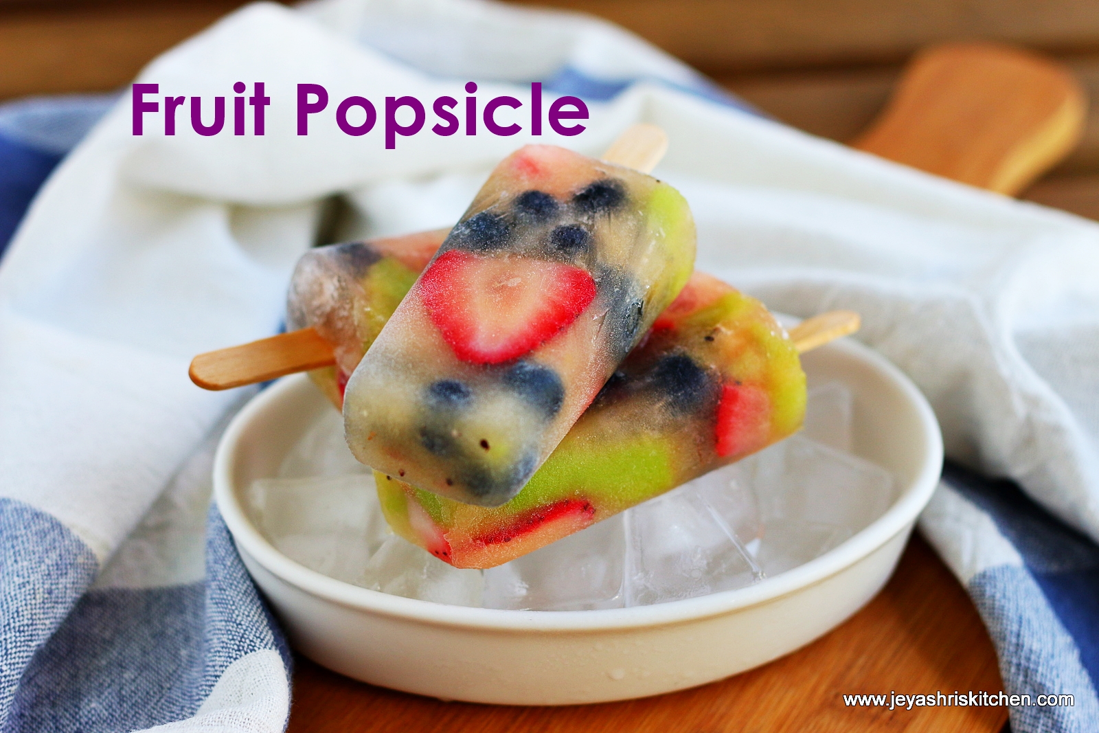 Jeyashri's Kitchen: Fruit popsicle recipe | Summer coolers