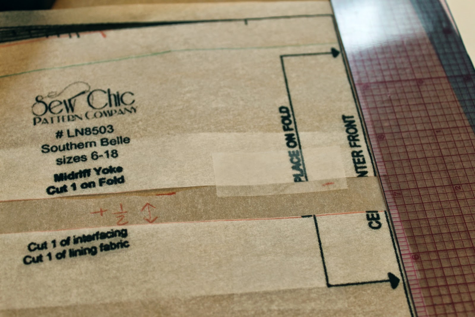 Sew Chic Pattern Company: Pattern Resizing Part 2 - Large to Small