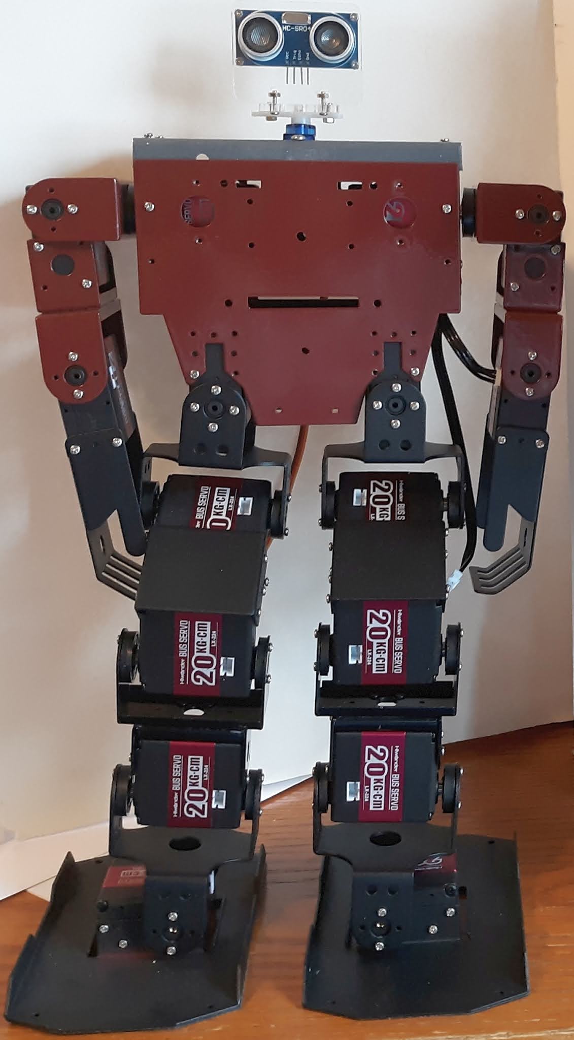 My Commentary and Technical help: 17 DOF Humanoid Robot with Robot Servos