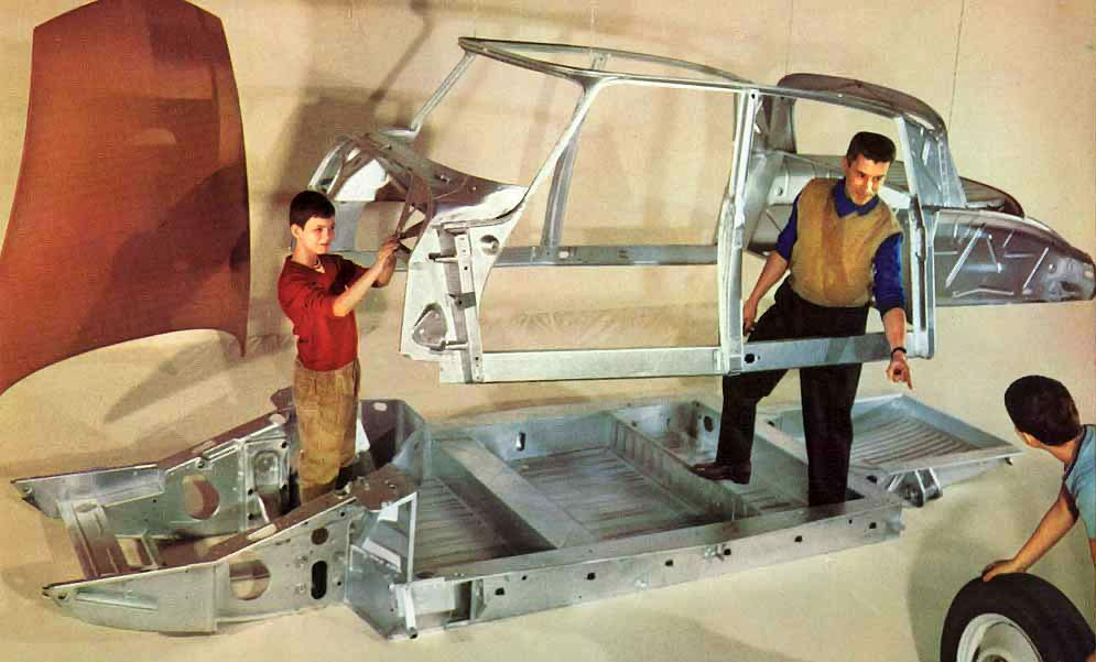 The Car Hobby: Galvanized Citroen DS Chassis