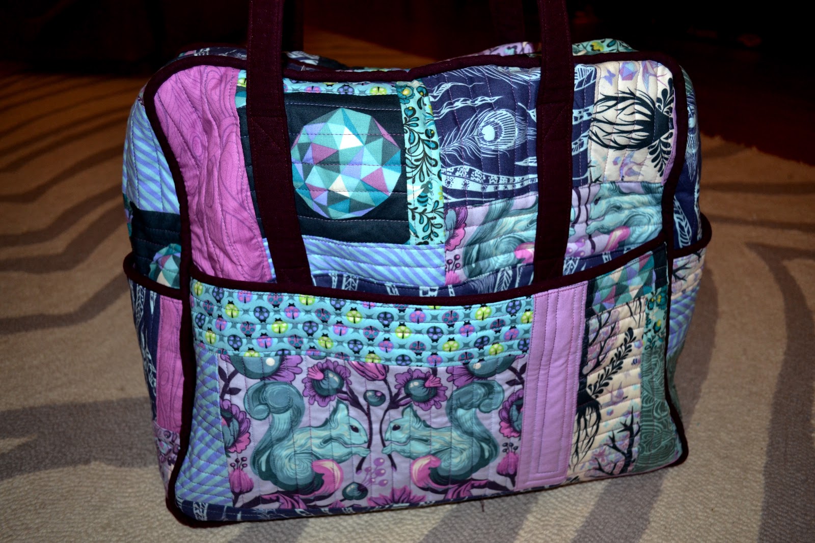 Sew E.T.: Amy Butler Weekender Bag Finished!!