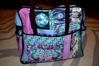 Sew E.T.: Amy Butler Weekender Bag Finished!!
