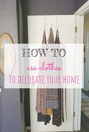 How to Use Clothing to Decorate Your Home - Little Vintage Cottage