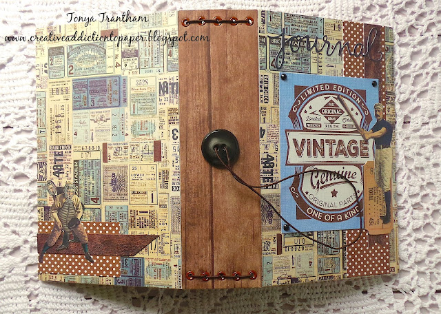 Creative Addiction to Paper: Genuine Vintage Pocket Notebook
