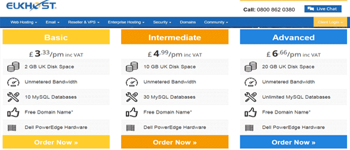 WebHosting UK VS eUKhost