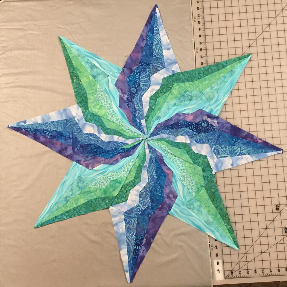 Quiltessa: Patchwork palette: Blue lagoon, new pattern