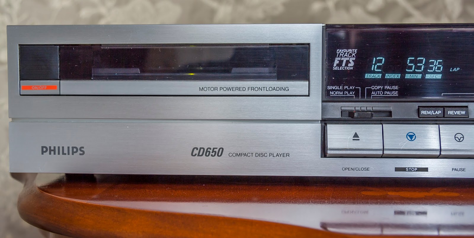 Golden Age Of Audio: Philips CD650 Stereo Compact Disc Player
