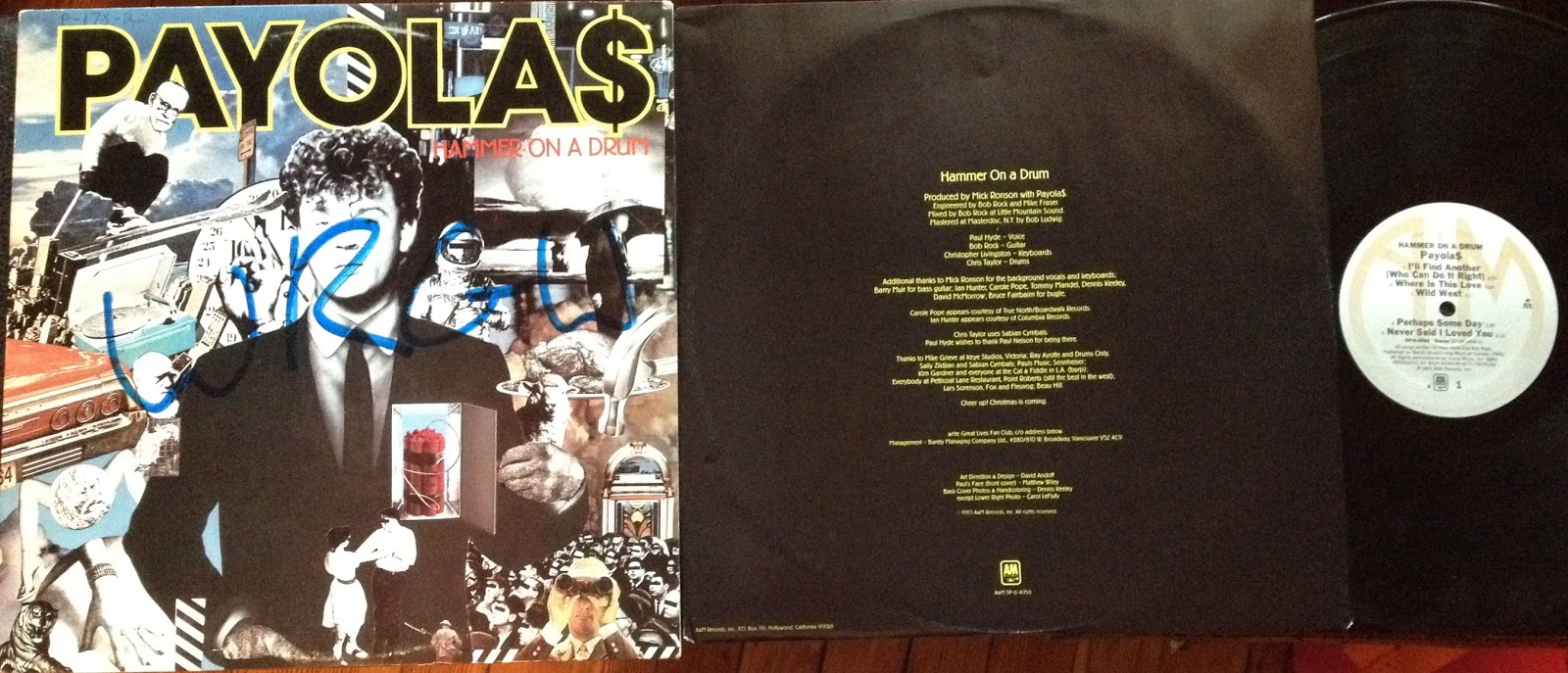 Thrift Store Music: Payolas - Hammer on a Drum