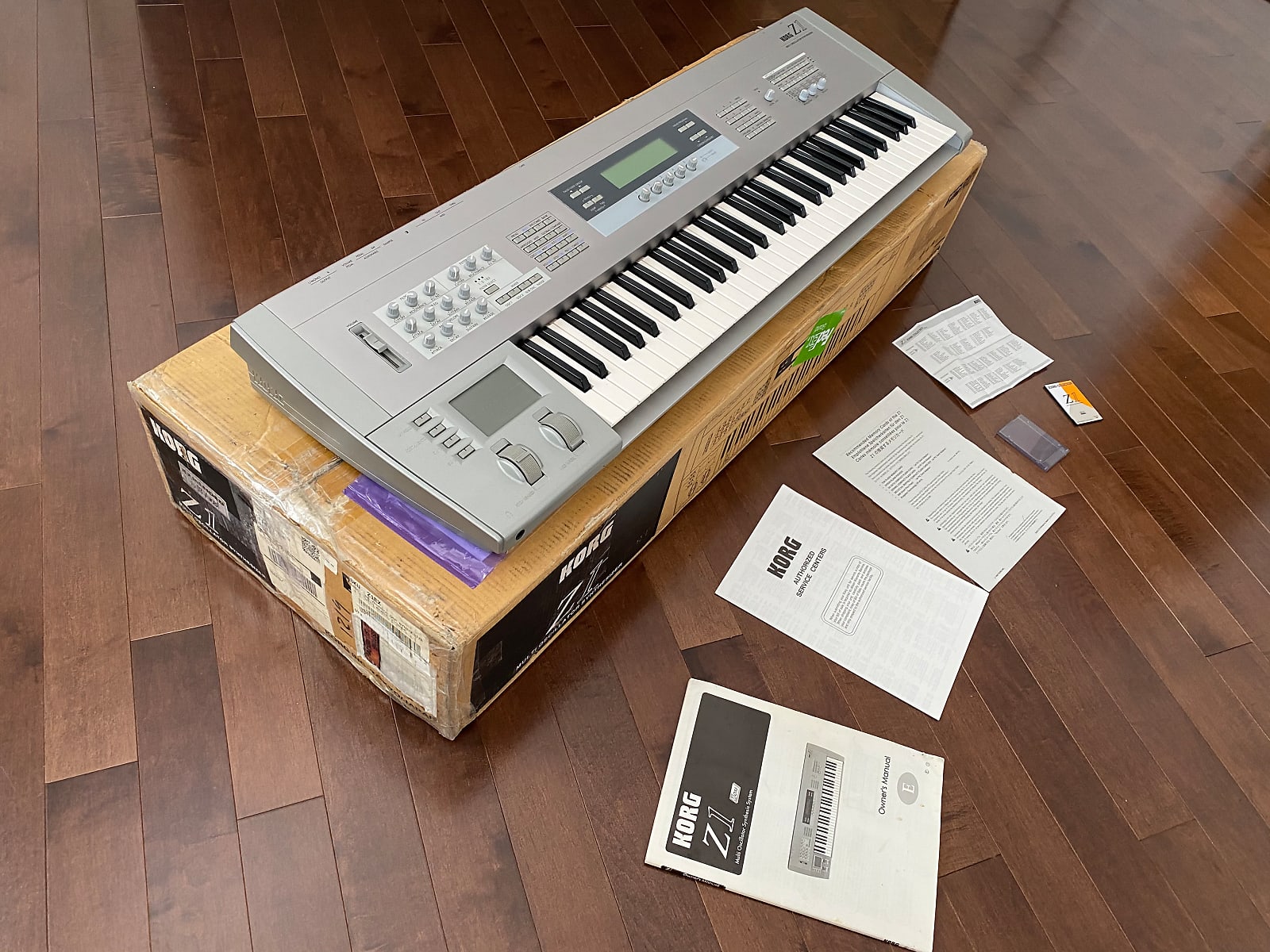 MATRIXSYNTH: Korg Z1 Expanded w/ Original Box & ZSC-01 Sound Collection ...