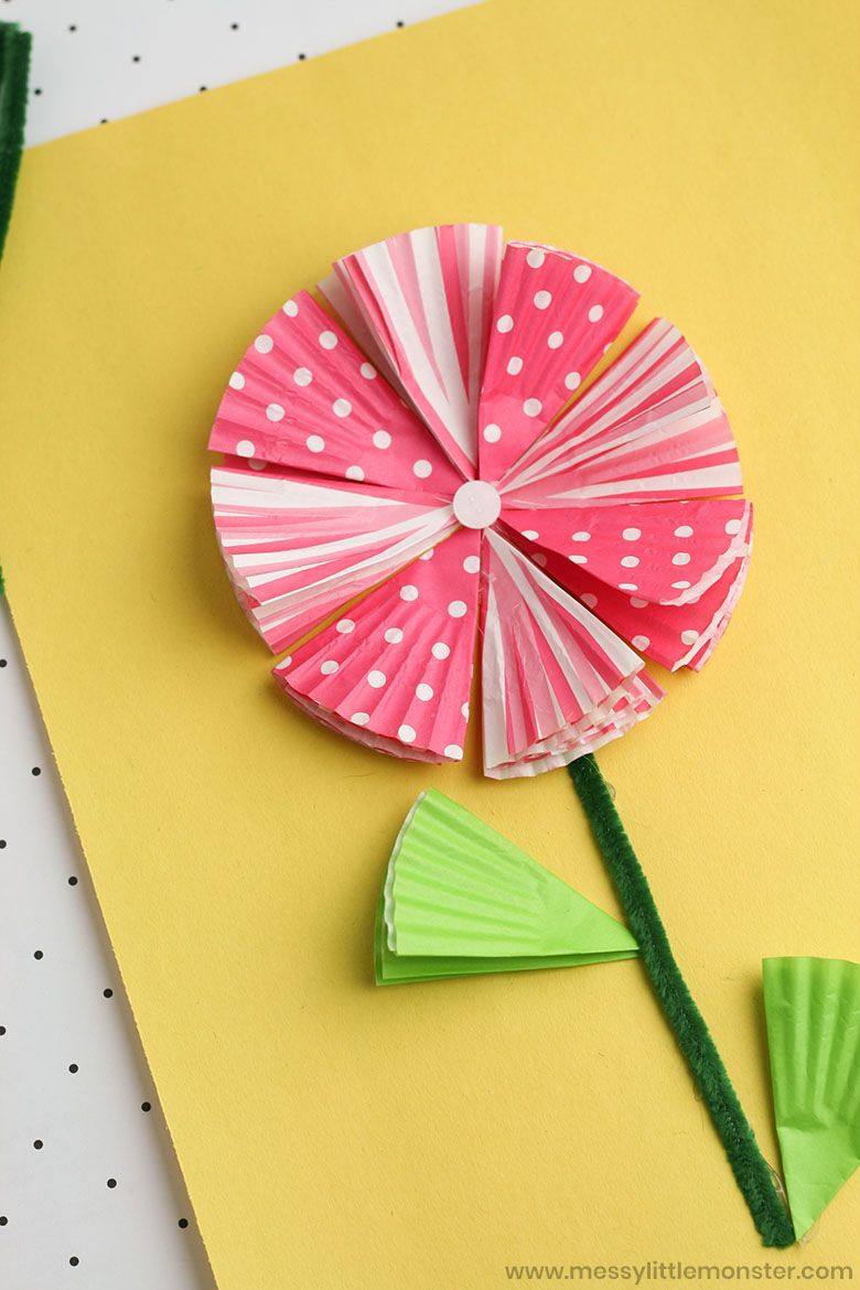 27 Bright & Colourful Flower Crafts for Kids - Messy Little Monster