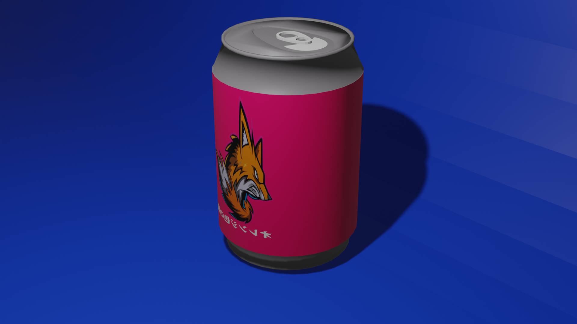 cara membuat 3D kaleng soda di Blender