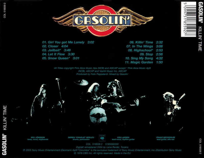 ENTRE MUSICA: GASOLIN' - Killin' Time - (1978 - 2005)