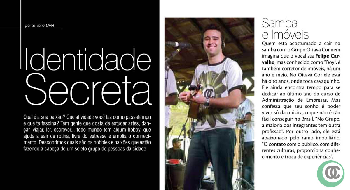 OITAVA COR.com.br: Felipe "Boy" é destaque na Revista Trifatto